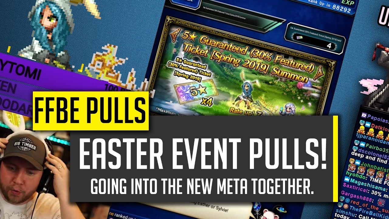 Easter Event Summons For Esther & Sylvie! - [FFBE] Final Fantasy Brave ...