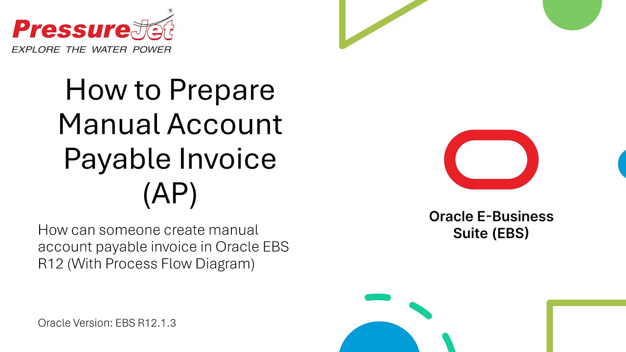 How to Prepare Manual Account Payable Invoice (AP) | Oracle EBS R12 ...