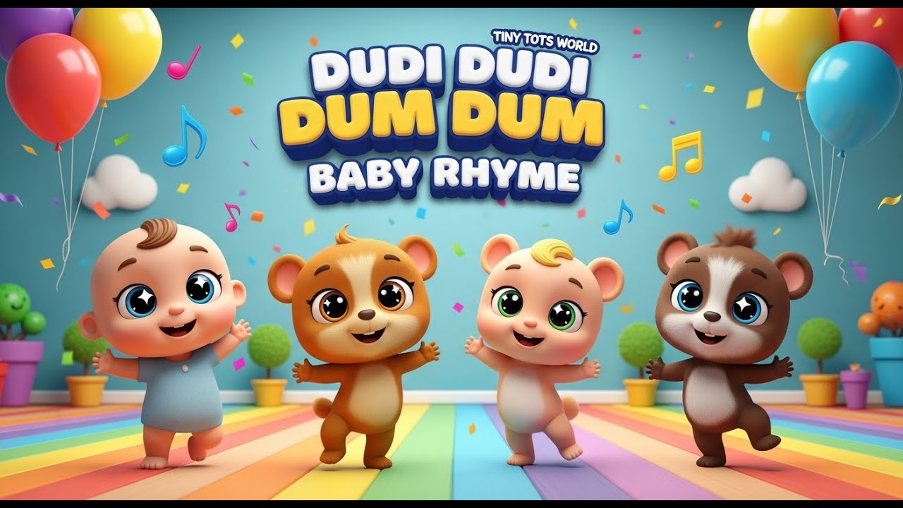 Toddlers Sing Dudi Dudi Dum Dum 🎵 Nursery Rhyme - YouTube