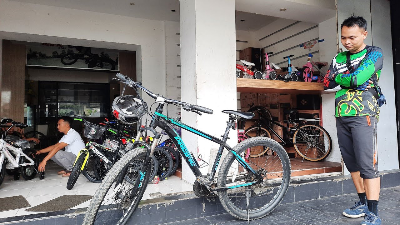 pacific mtb invert 400 bahan alloy orisinil mampir - YouTube