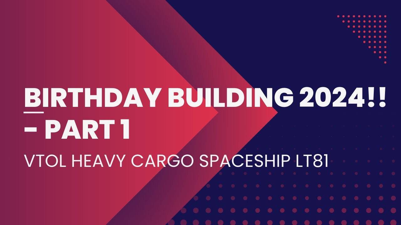 Birthday Building 2024 - PART 1! - YouTube