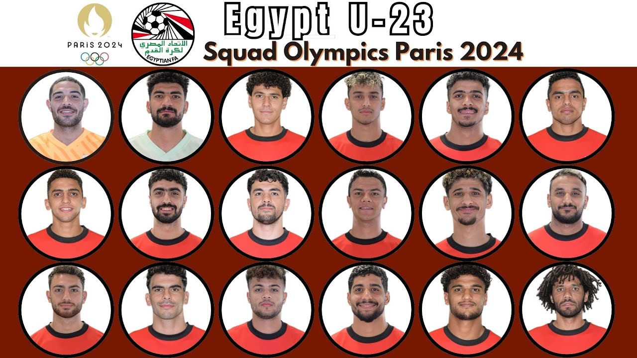 Egypt U-23 Squad For Olympics Paris 2024 | Egypt U-23 Squad | Olympics ...