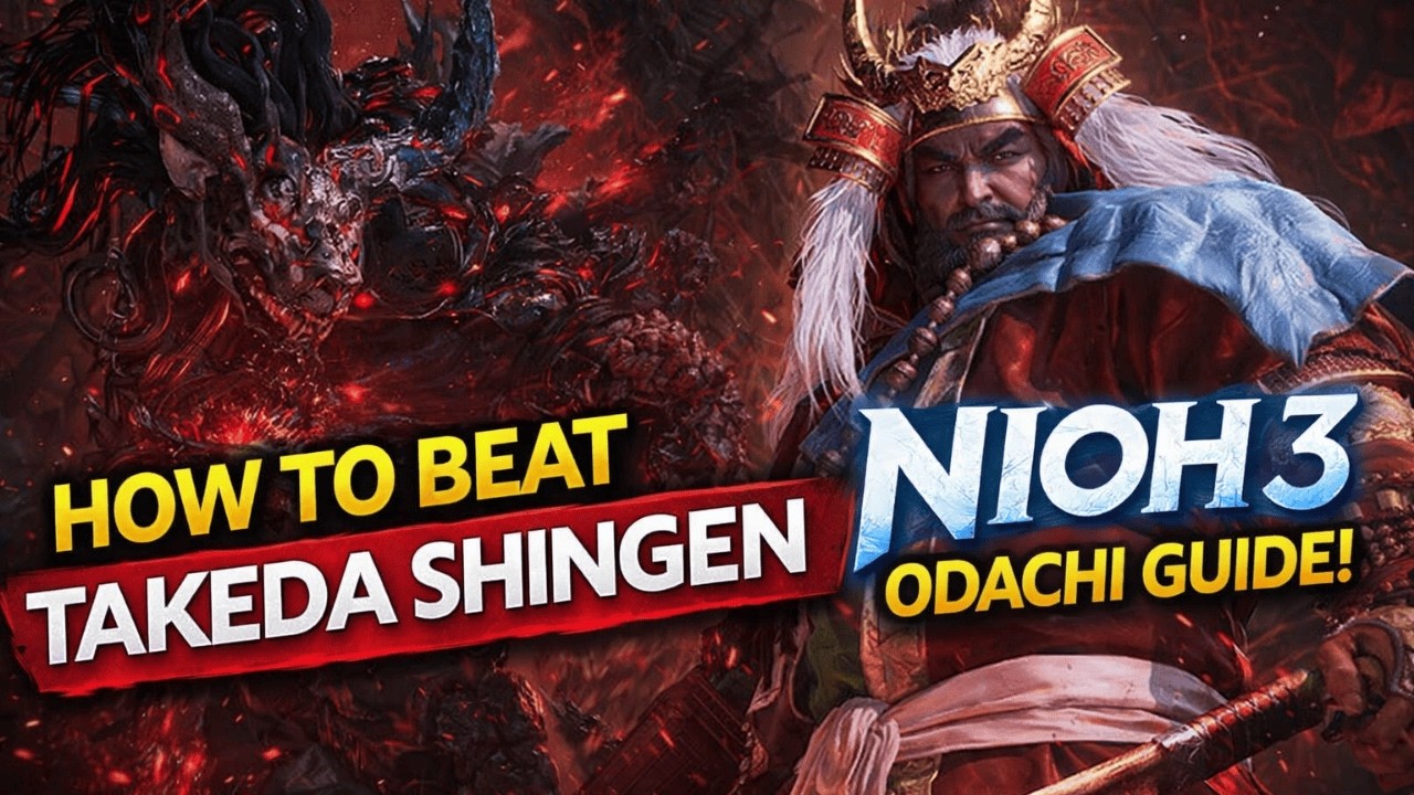 How to Beat Takeda Shingen in Nioh 3 | Odachi Build Boss Guide (Moveset ...