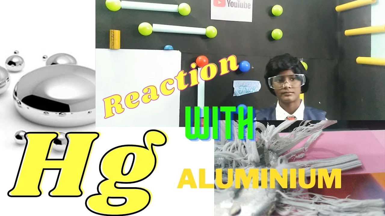 Reaction of Aluminum and Mercury ll Hg and Al amazing experiment # ...