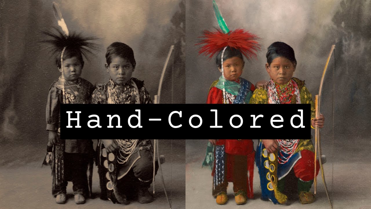 The most amazing hand-colored Photographs of beautiful Native Americans ...