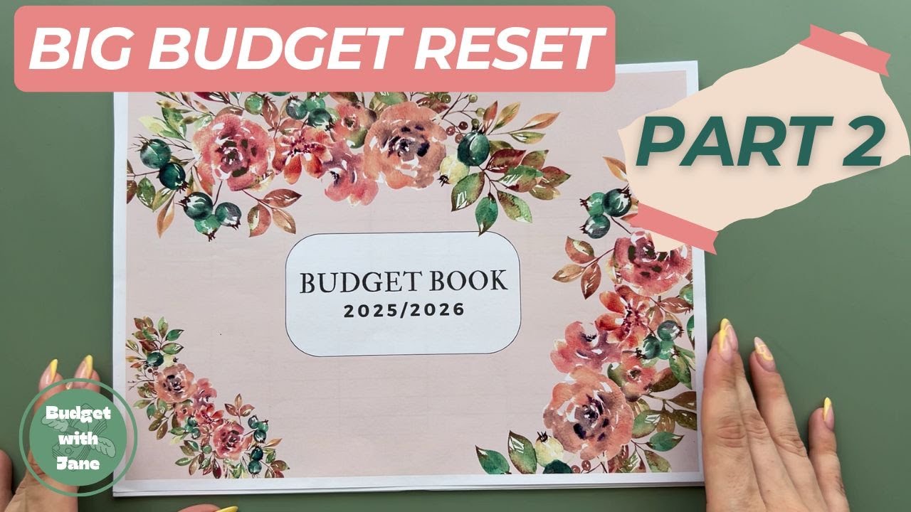 Budget reset | Part 2 | small Q&A | New budget book layout | Monthly ...
