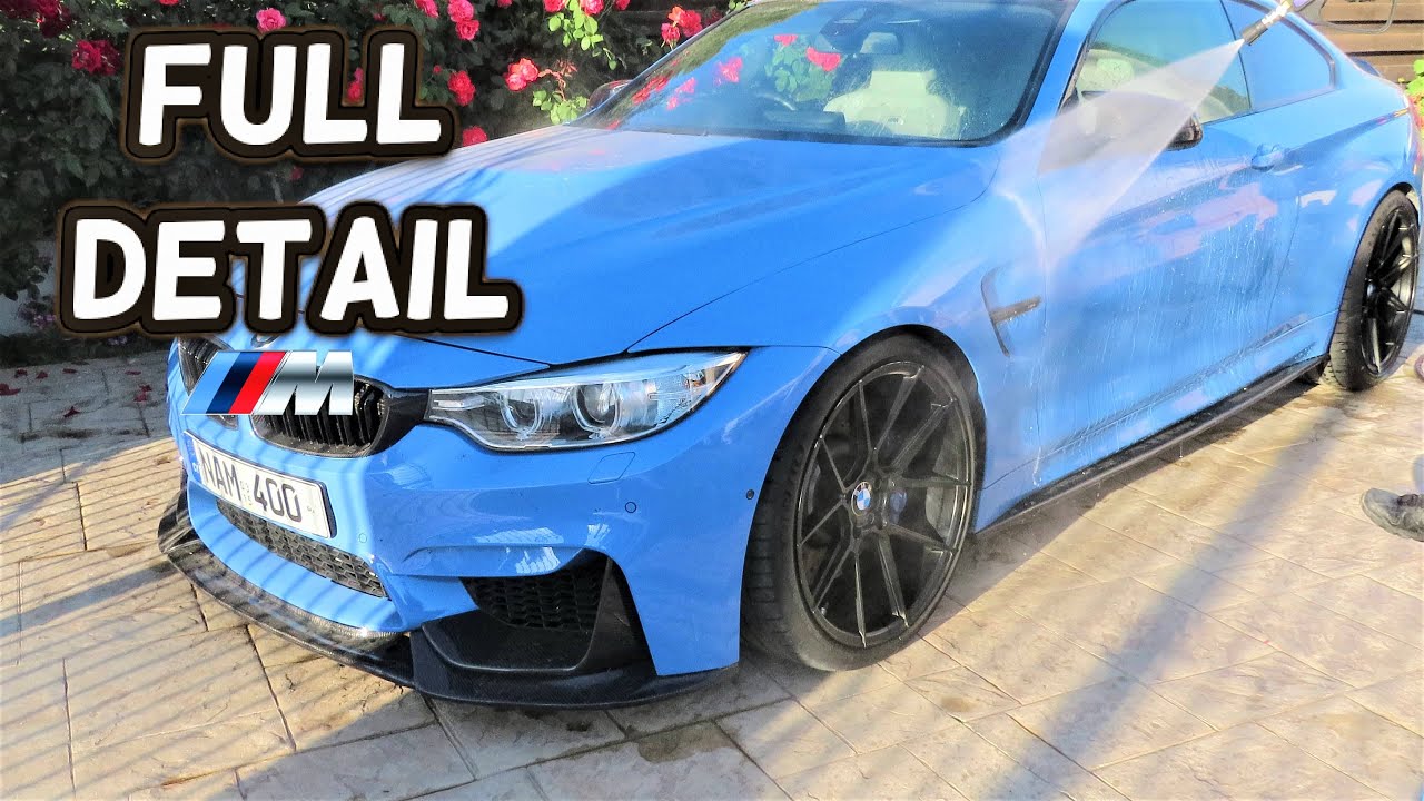 BMW M4 Deep clean Exterior, Interior & Engine Bay Detail - Auto ...