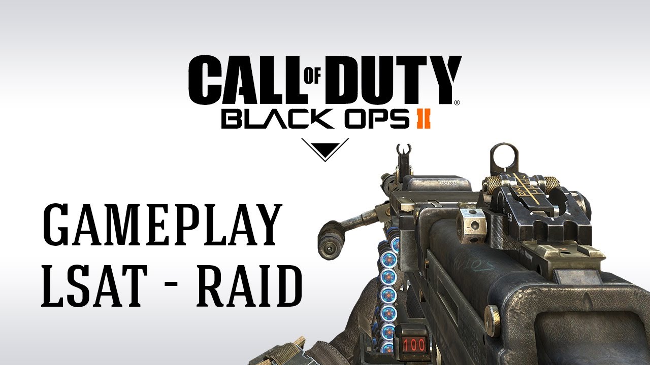 [FR] Call of Duty Black Ops 2 (CoD) Gameplay : Fusil Mitrailleur LSAT ...