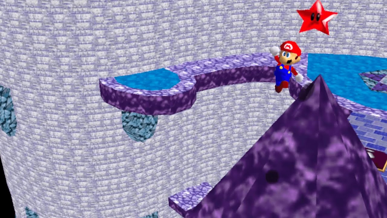 Super Mario 74 Extreme Edition - Course 12 : Cliff of Pain (5 Stars ...