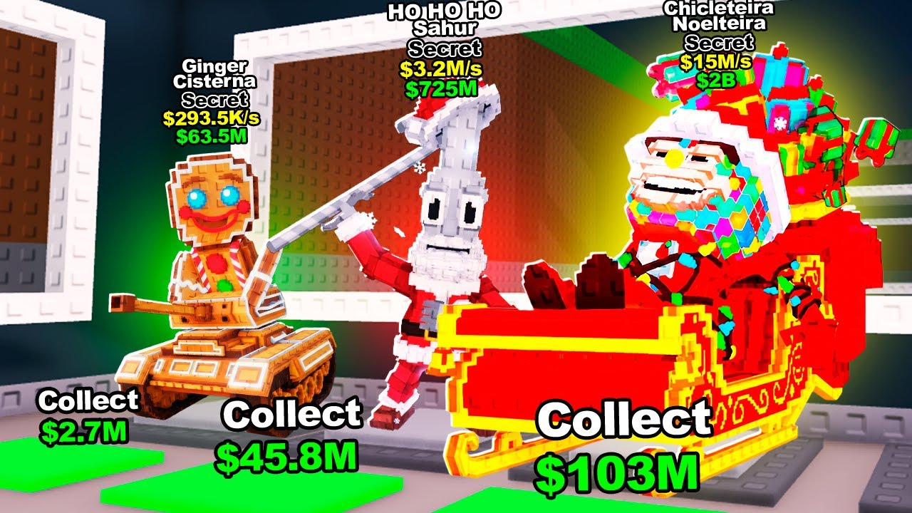 Unlocking EVERY Santa Fuse Brainrot In Steal a Brainrot - YouTube