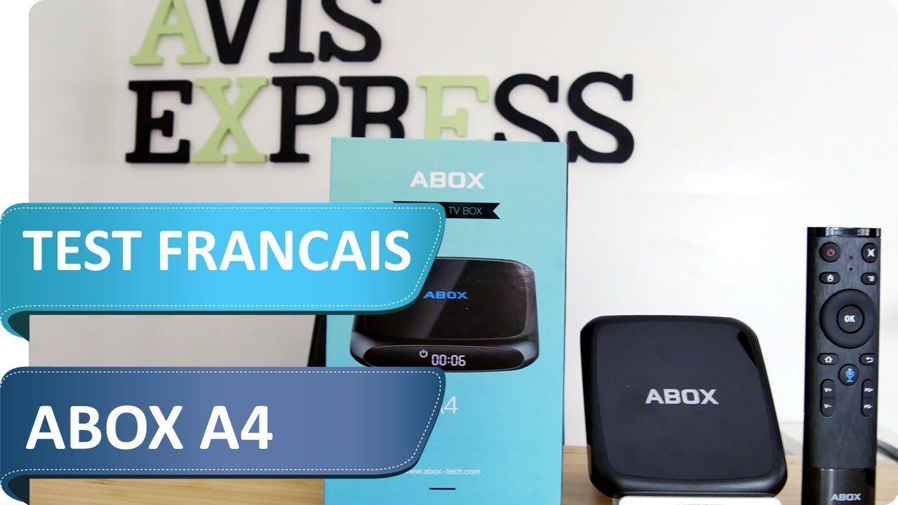 Test de la Box TV Abox A4 - YouTube