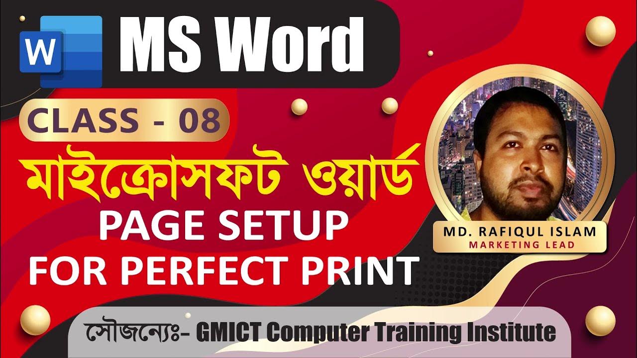 MS Word Tutorial Class 08 Page Setup In Word Size Orientation Margins Page Setup For ms-word-tutorial-class-08-page-setup-in-word-size-orientation-margins-page-setup-for