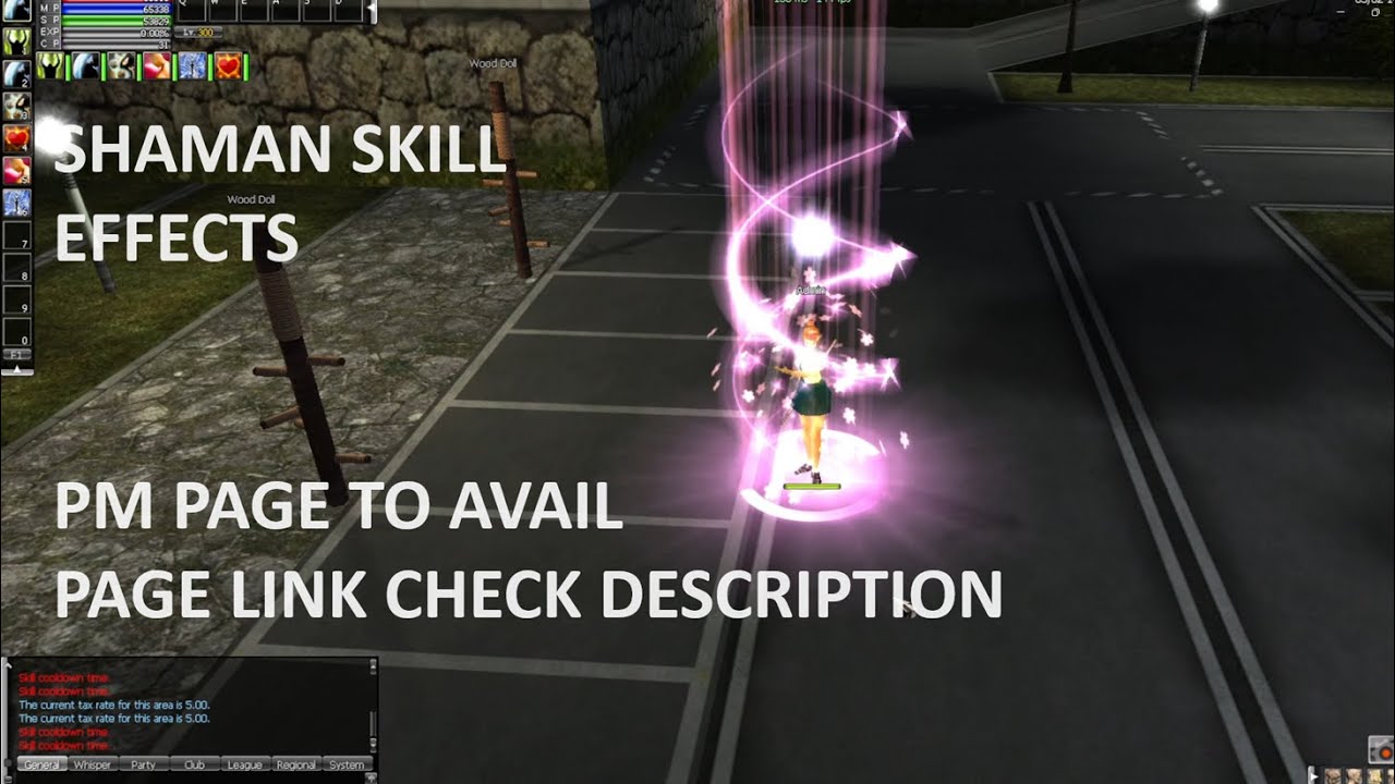 ran online shaman skill effects - YouTube