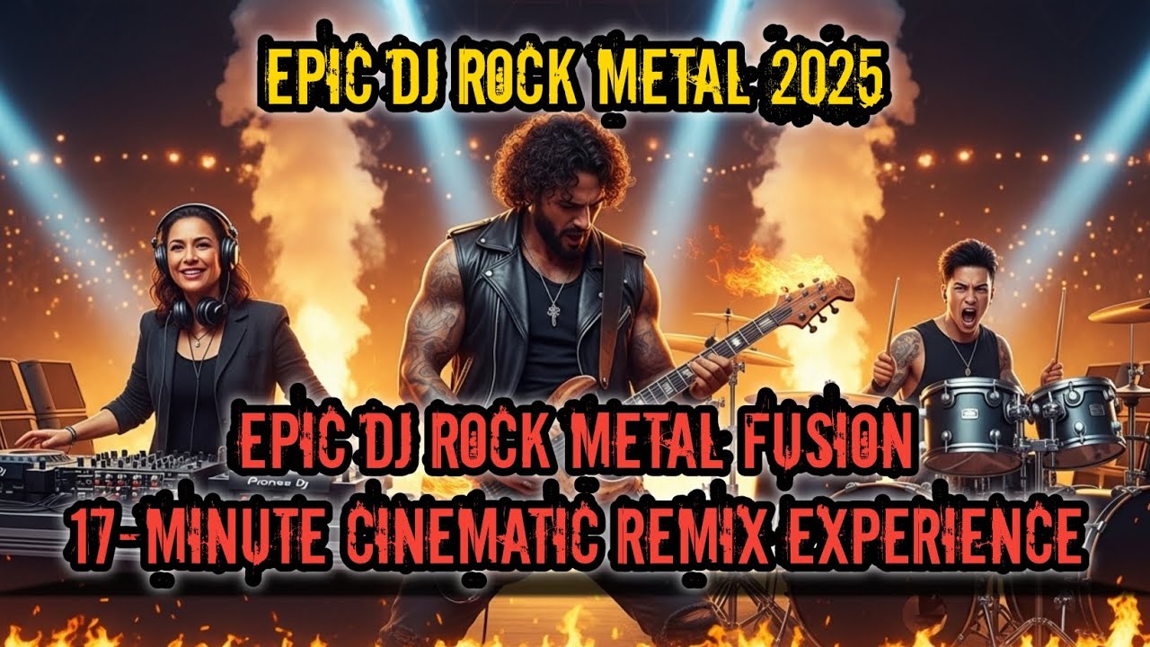 Epic DJ Rock Metal Fusion | 17-Minute Cinematic Remix Experience 🔥 ...