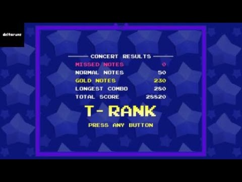 DELTARUNE Chapter 3 - Rock Video T-Rank (Full minigame) - YouTube
