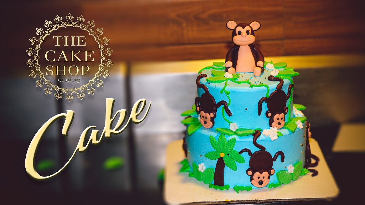 How to Make A Monkey Cake design | Fun Cake Design | #Thecakeshop - YouTube
