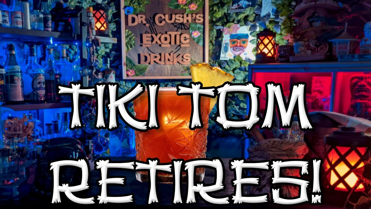 TIki Tom Retires and his request is a JUNGLE BIRD SOUR - LIVE!!! - YouTube