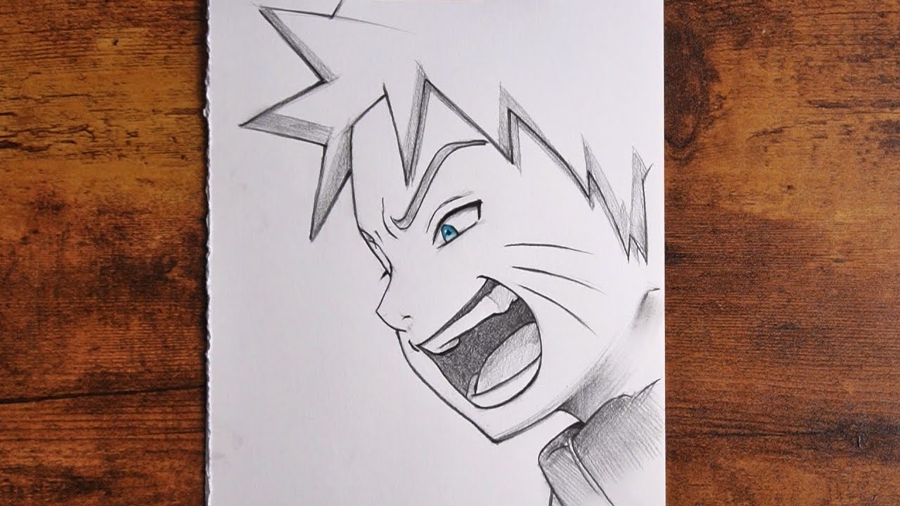How to Draw Anime Boy; Crazy Naruto 🤪 - YouTube