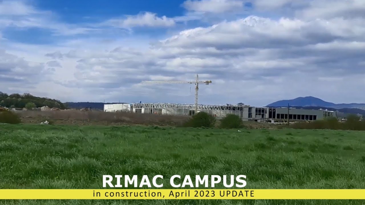 Rimac Campus in construction, April 2023 UPDATE - YouTube