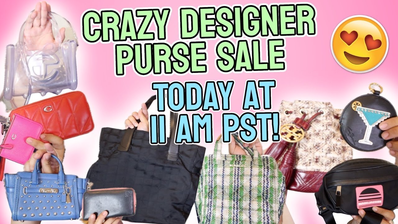 CRAZY DESIGNER PURSE SALE TODAY FT. CHANEL, LV, COACH, TORY, & MORE! AT ...