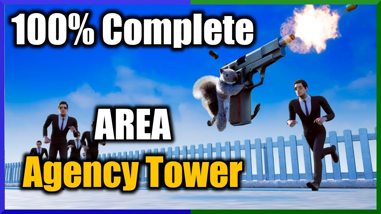 Squirrel With A Gun - ALL Collectibles in 'Agency Tower' - YouTube