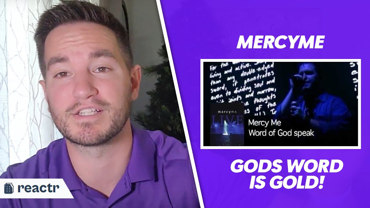 First Time Hearing MercyMe - Word Of God Speak (Live) | Christian ...