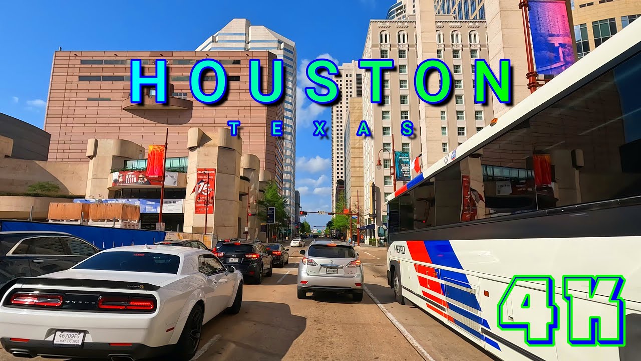 Houston Drive Part 4/4, Texas USA 4K - UHD - YouTube