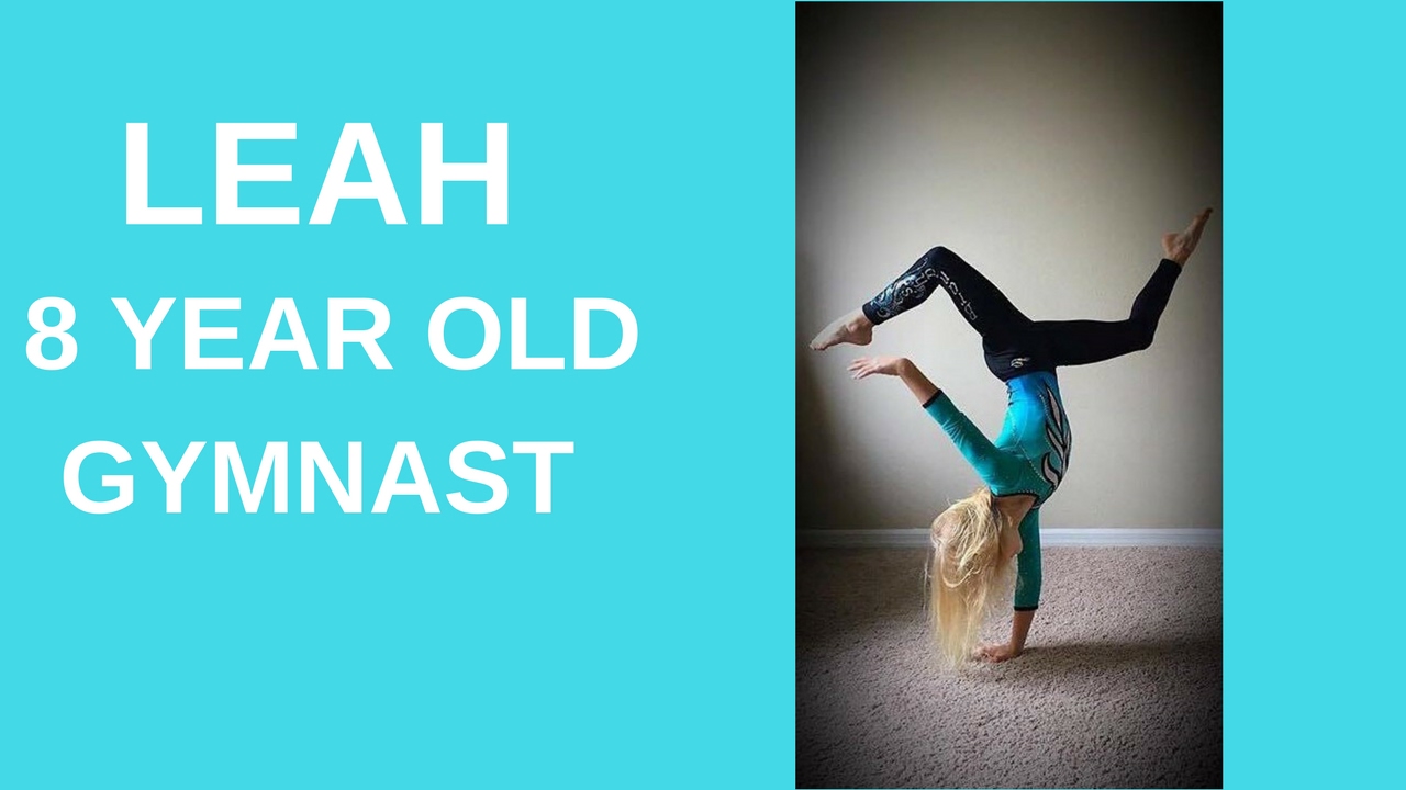 Leah a 8 yr old gymnast ( Level 8) - YouTube