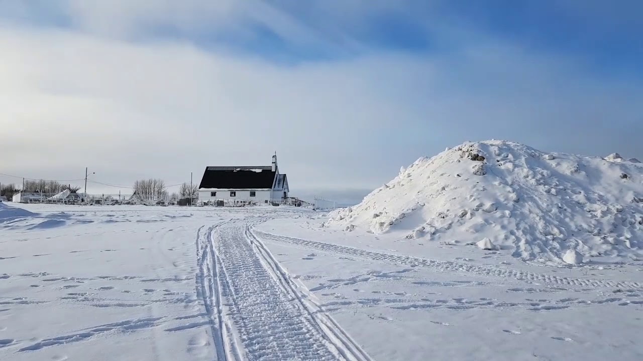 Beautiful winter in North of Quebec (Waskaganish), Canada - YouTube