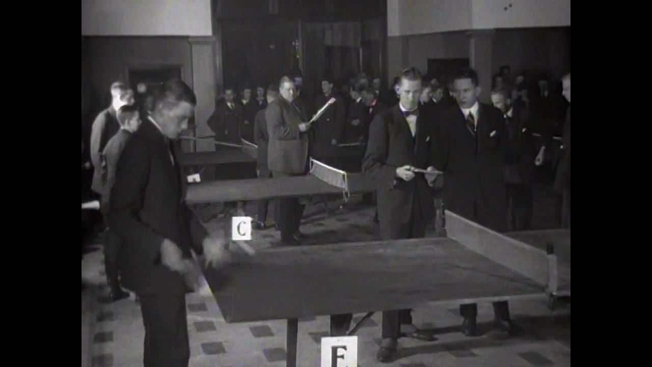Table tennis in Sweden, 1925 - YouTube