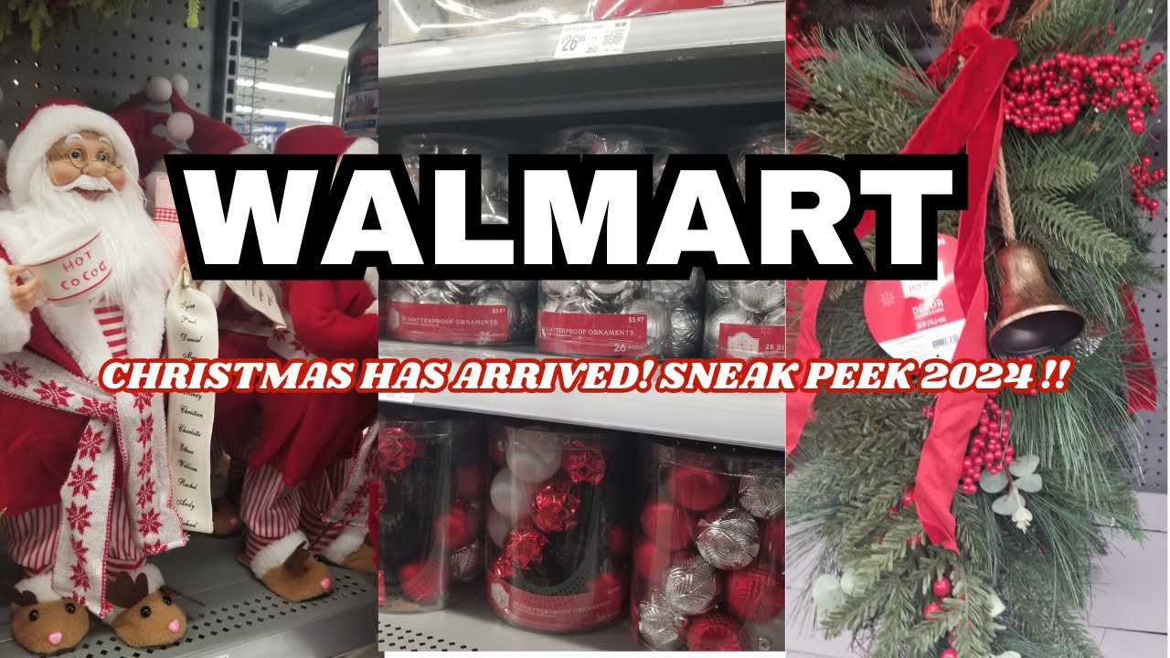 WALMART CHRISTMAS DECOR PREVIEW 2024/CHRISTMAS SHOP WITH ME/EPIC ...