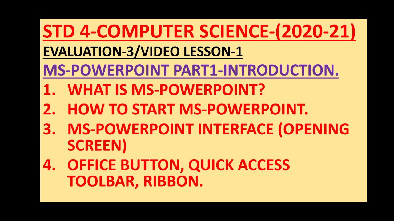STD4-CS-EVALUATION3-VL1-INTRODUCTION TO POWERPOINT - YouTube