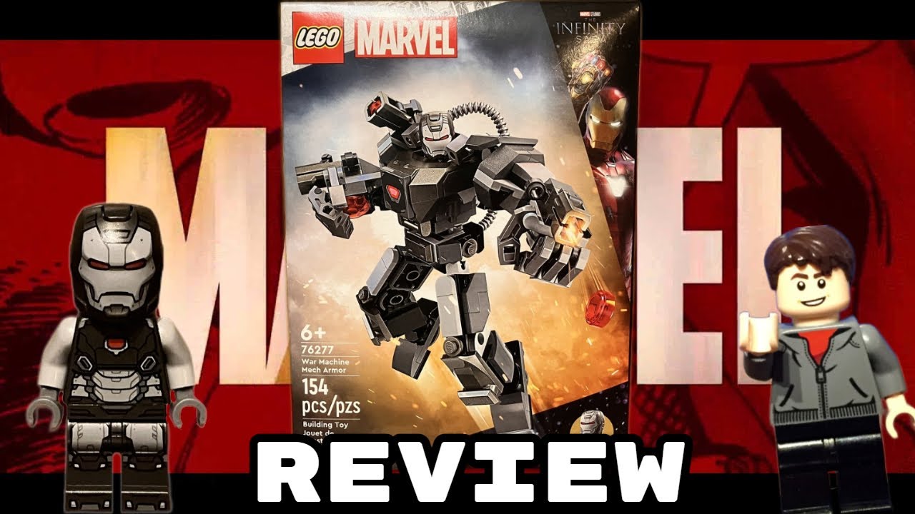 lego marvel 76277 war machine mech armor set review - YouTube