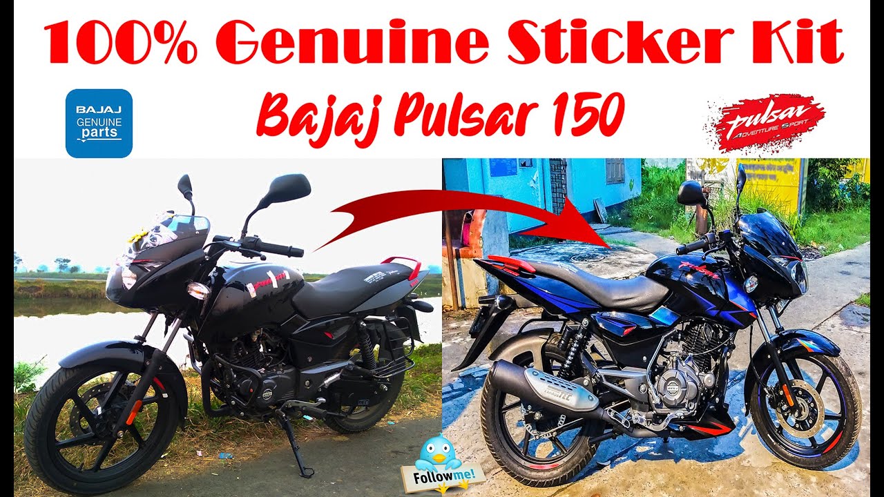 100% GENUINE BAJAJ PULSAR STICKER | BAJAJ ORIGINAL STICKER COST|HOW TO ...
