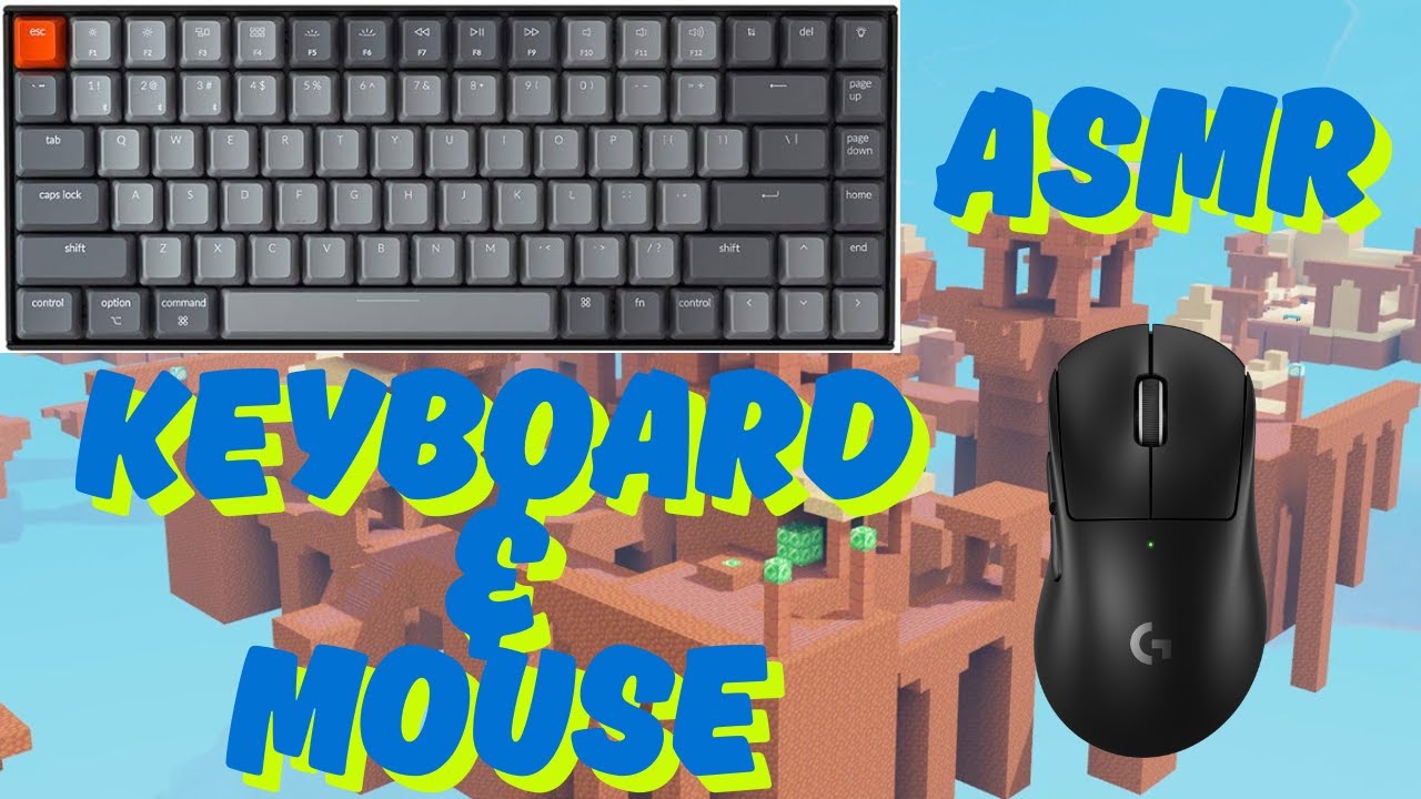 Keyboard and mouse asmr (Roblox Bedwars) - YouTube
