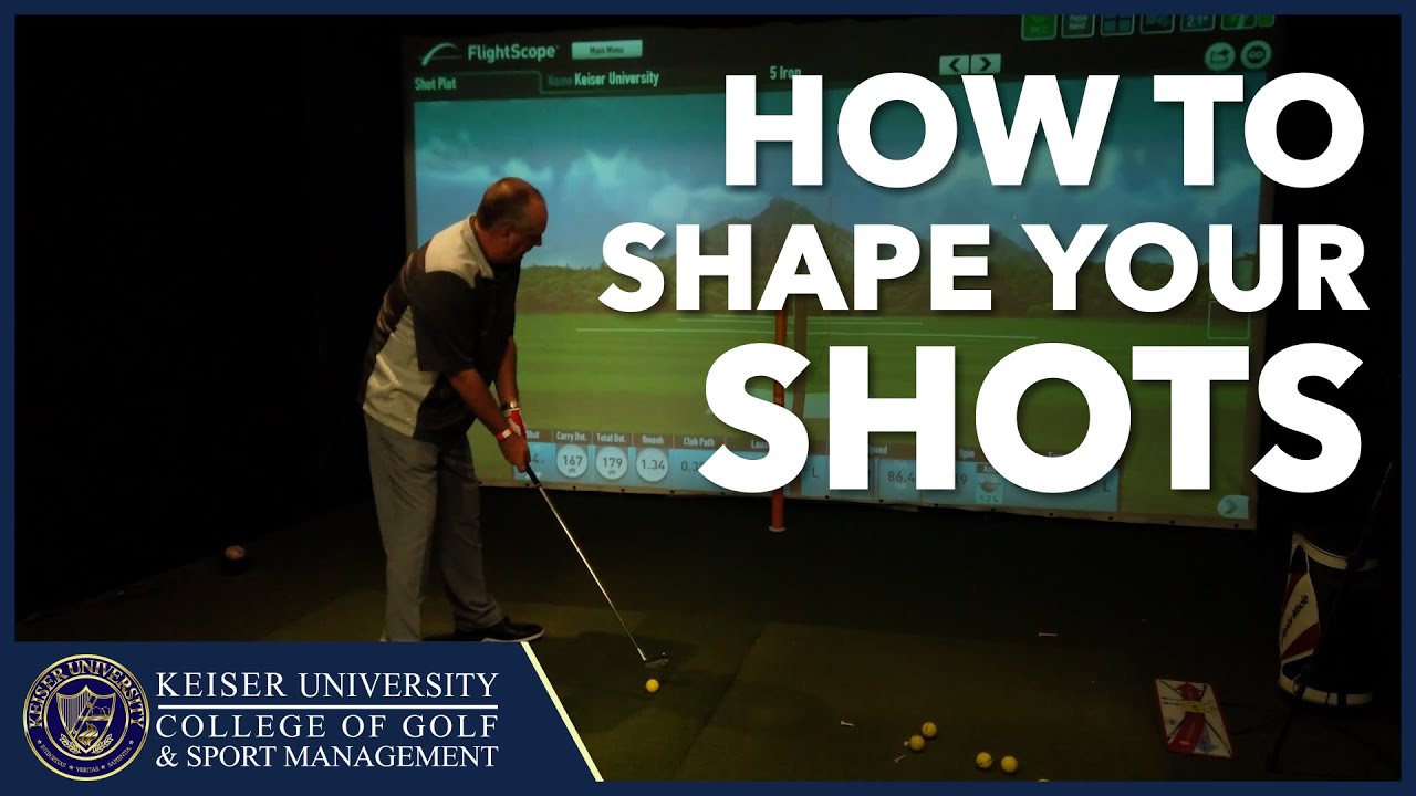 How To Shape Your Golf Shots - YouTube