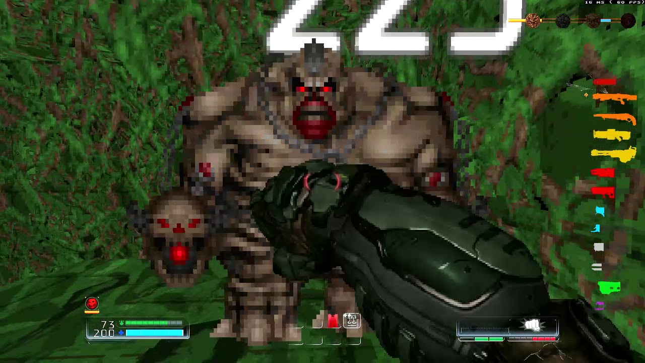 Doom D4T (2.5 New Version/Source Port Change) - Hellbarde - Map 5 ...