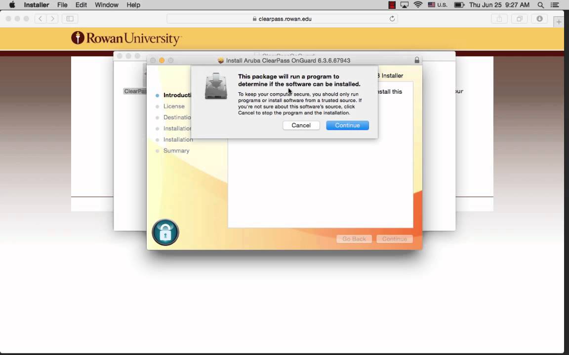 How to Access Clearpass from an MacOsX Device - YouTube