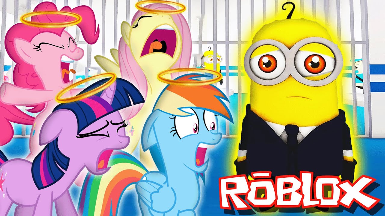 Angel My Little Pony ESCAPE MEGA MINION PRISON in Roblox - YouTube