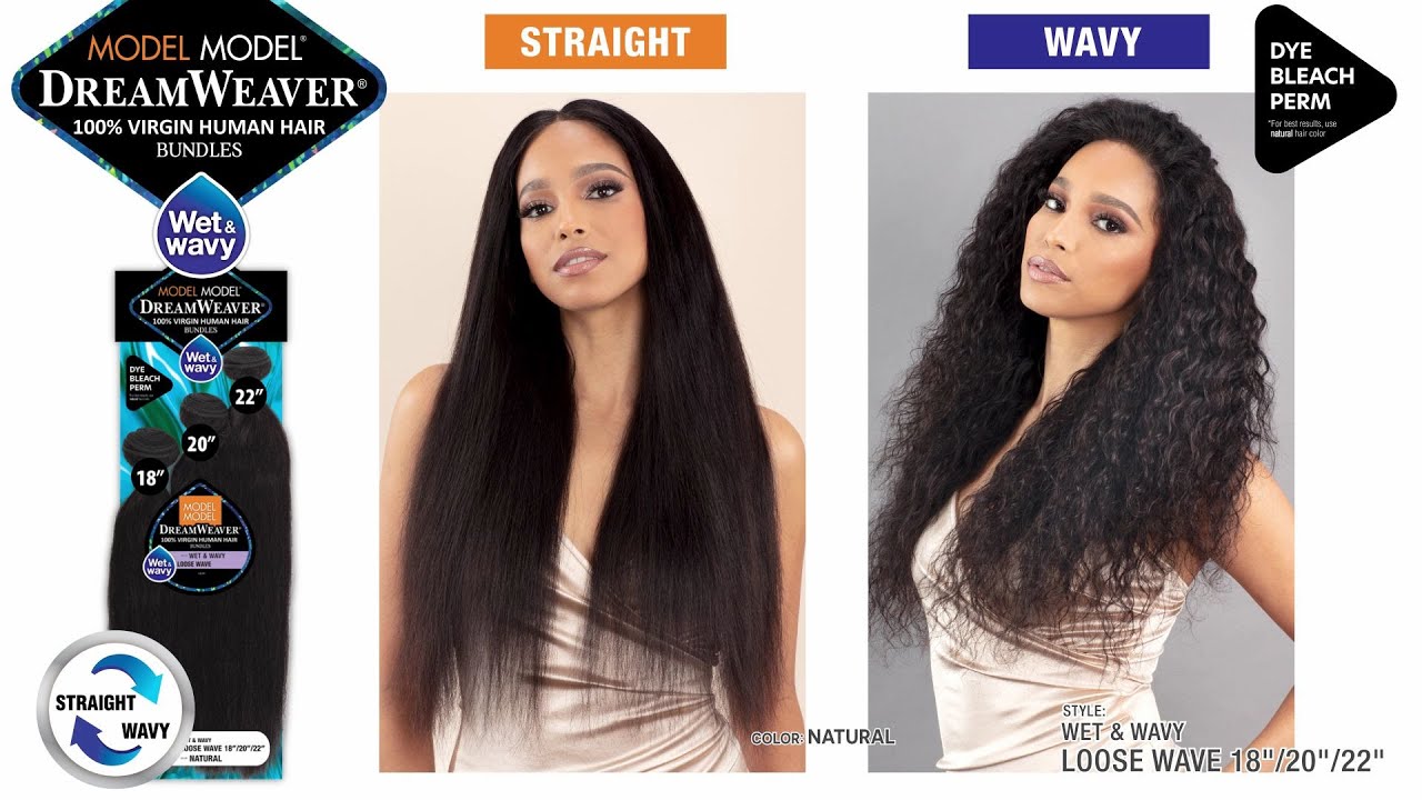 Dream Weaver - Wet & Wavy Loose Wave - YouTube