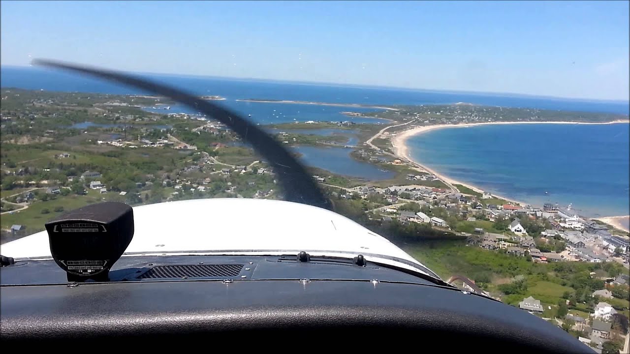 Block Island Approach and Landing - YouTube