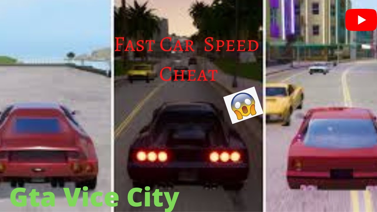 Very Fast Speed Cheat | Out Of Control Car | Gta Vice City | Gaming ...