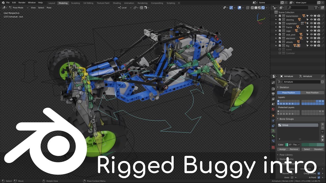 Blender Buggy rig - Introduction - YouTube
