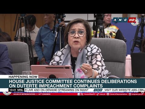 De Lima on VP Sara's response to impeach raps: Walang sinagot sa mga tanong | ANC