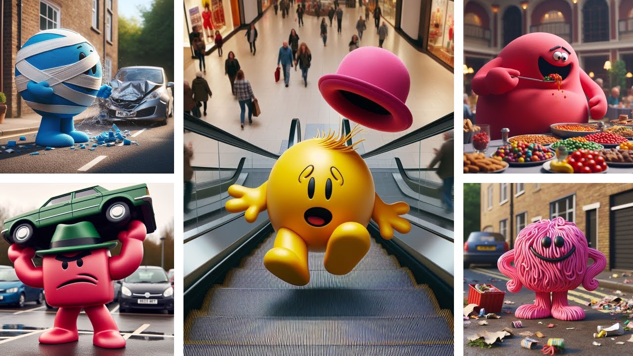 Mr. Men Quiz - Guess the Mr. Man from the A.I. Image - YouTube