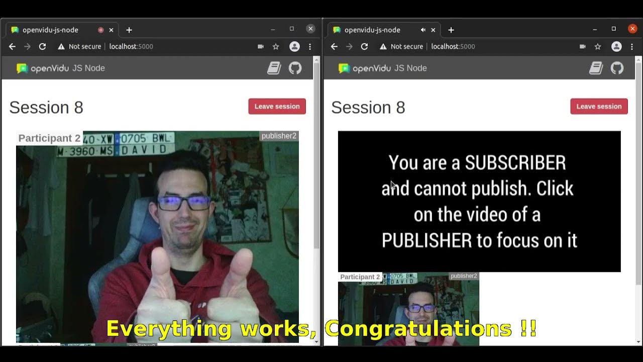 OpenVidu Tutorial - Js Node - YouTube