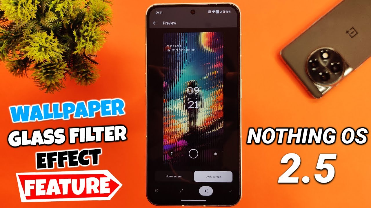 Nothing Glass Filter Effect on any Wallpapers - Coming for Phone (1) in Nothing OS 2.5 Update 🔥 ...
