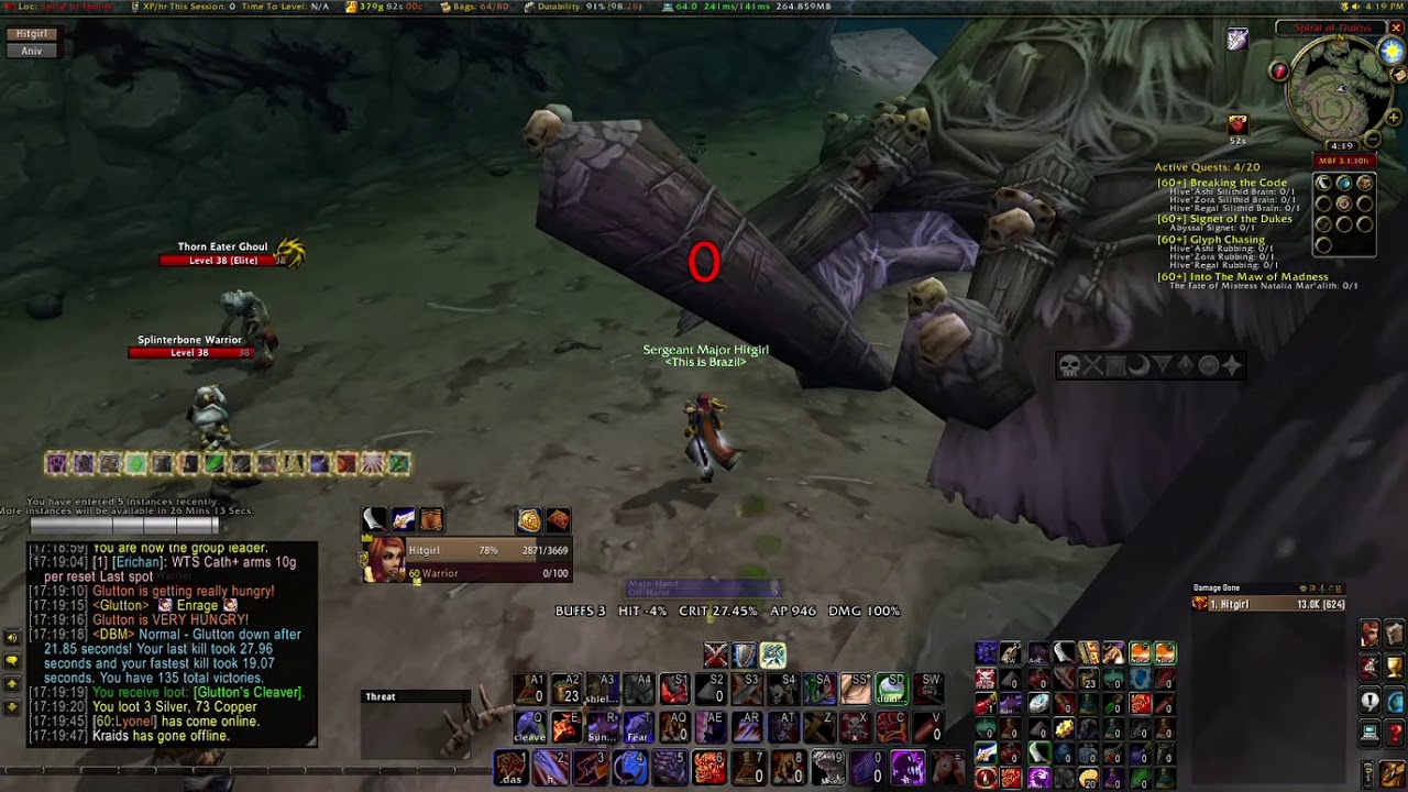 WoW Classic - RFD shard farm run - YouTube