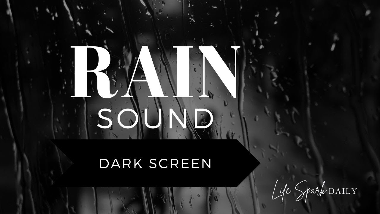 Ultimate Rain Sounds for Deep Sleep | Black Screen Rainfall for Total ...