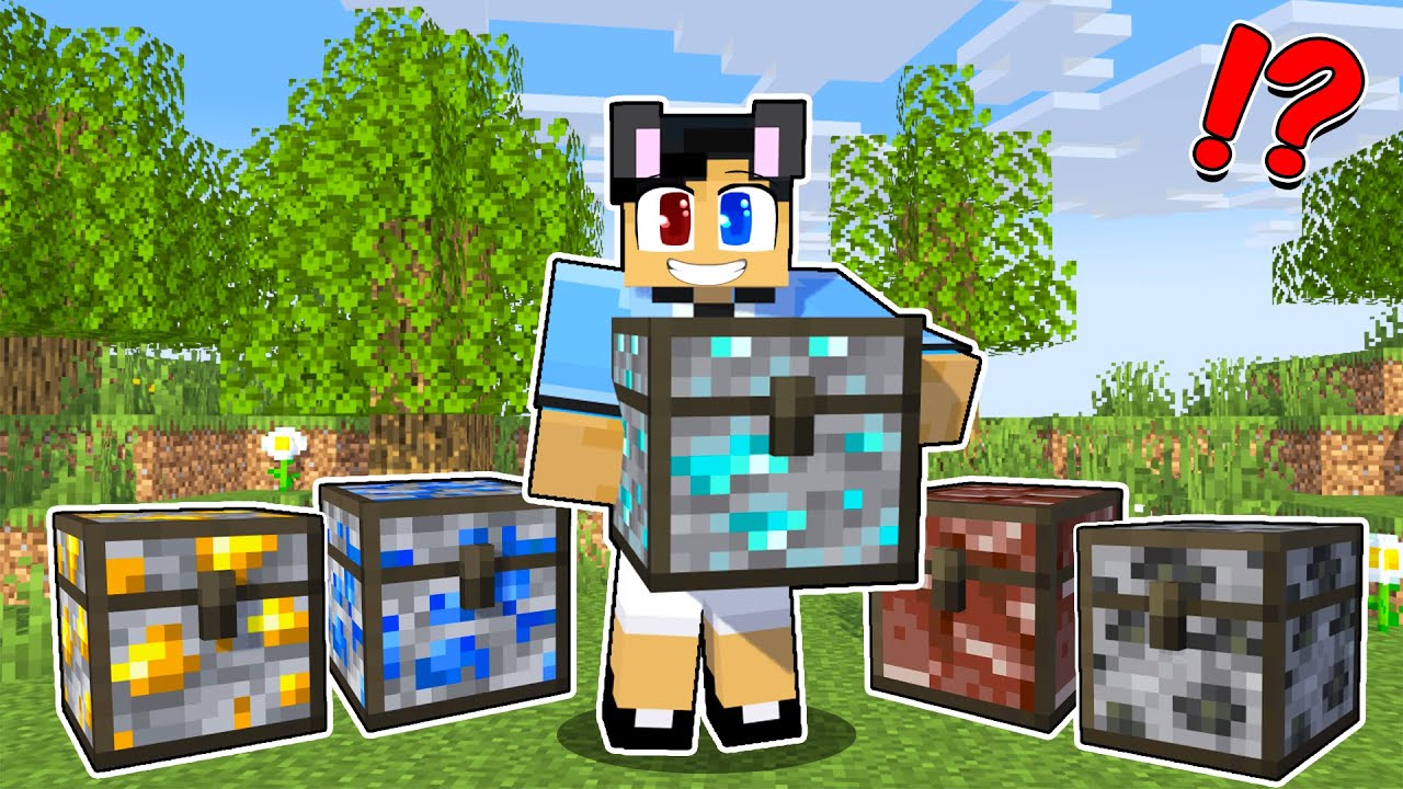 Minecraft but, Raizu Can Craft CUSTOM ORE CHESTS! (Tagalog) - YouTube
